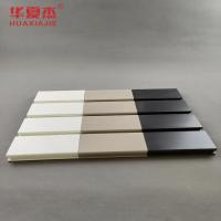China 300mm X 17mm Impact Resistance Plastic Slat Wall Panels For Garage Improvement for sale