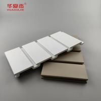 China Easy Installation Moisture Resistant Pvc Slatwall Panels For Store Merchandising Displays for sale