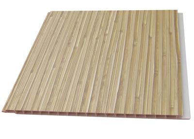 China Perforated Bathroom PVC Wall Panels / Strip Waterproof Wall Panels for sale