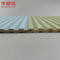 China laminated wpc wall panel green and blue panel wpc board interior decoration for sale