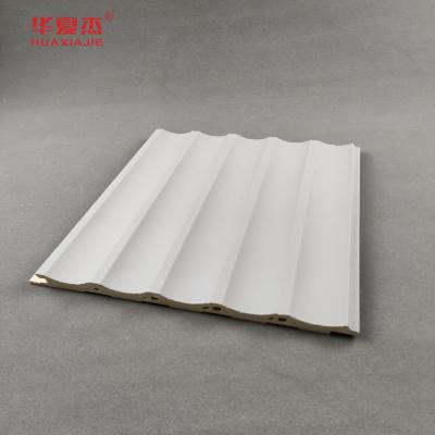 China Indoor Decoration Grey Wall Panel Wpc Wood Plastic Composite Durable Material for sale