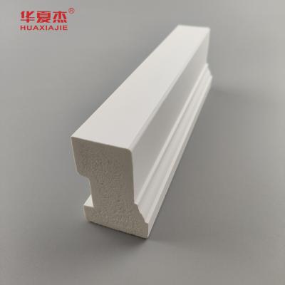 China Decorative Solid Wood Plastic Composite PVC Brick Bold Extruded Profiles for sale