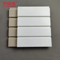 China Garage Wall Organization 2.44m Length Durable PVC Slatwall Panels For Waterproof Garage Storage Slats for sale