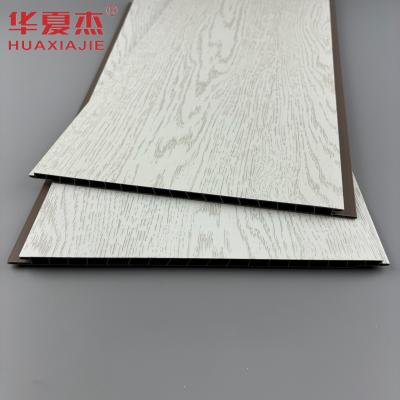 China white wood grains pvc wall panel waterproof pvc panels building decoration for sale