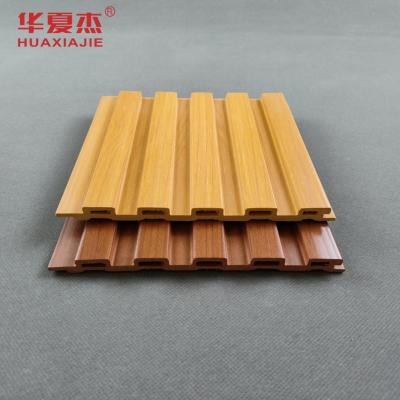 China Wood Grains Fluted Wpc Wall Panel Printing Wpc Panel For Wall Decoration for sale