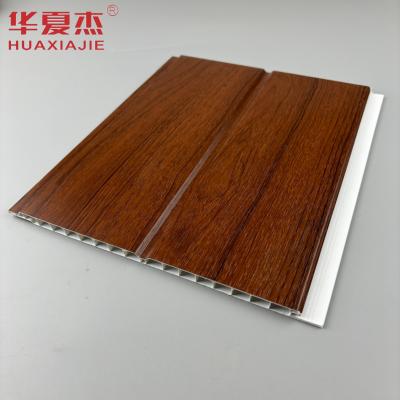 China Rrd Wood Grain U-Shaped Pvc Wall Panel Pvc Ceiling Panel For Home Wall  Decoration for sale