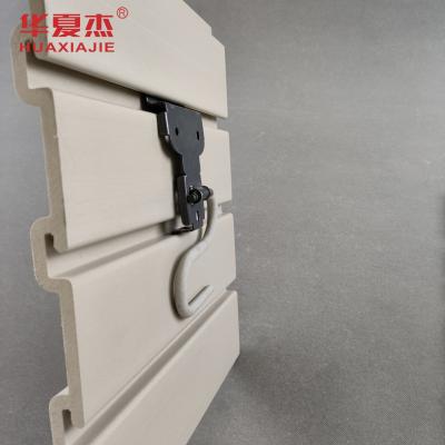 China White Durable Slat Wall Panels PVC Garage  Wall Panels For Garage for sale