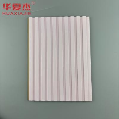 China Laminated WPC Wall Panel Wpc Fluted Panel For Indoor Wall Decoration for sale