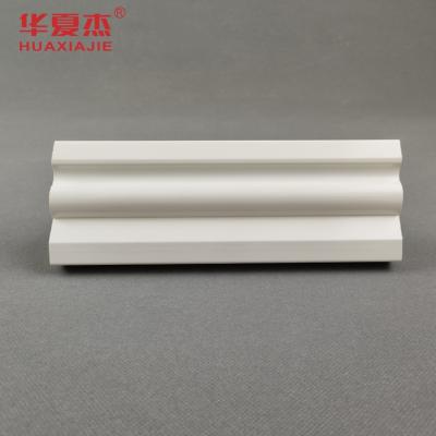 China White Pvc Skirting Board 70x20mm Pvc Moulding Easy To Clean Base Board Colonial Casing Indoor Decoration for sale