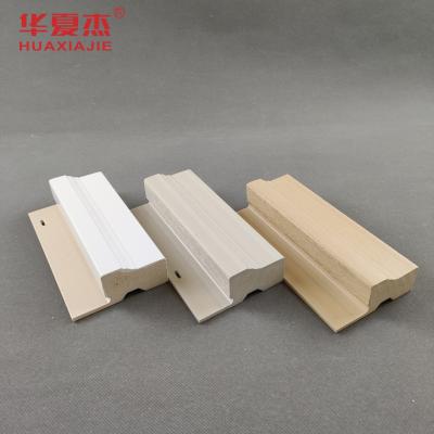 China WPC Door Frame: White or Natural Wooden Grain Surface, Equipped with WPC Nail Fin for sale