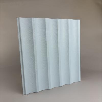 China Waterproof WPC Fluted Wall Panel with Customizable Length for Indoor Wall Decoration for sale