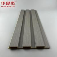 China Moisture proof Interior Wpc Fluted Wall Panel Living Room Decoration for sale
