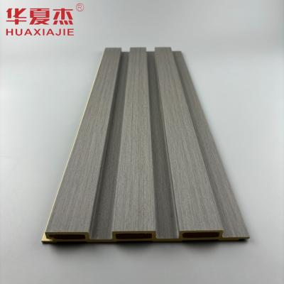 China Moisture proof Interior Wpc Fluted Wall Panel Living Room Decoration for sale