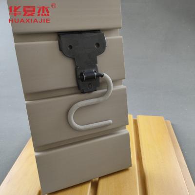 China 4ft X 8ft PVC Slatwall Panels Garage Wall Display Panel Waterproof Material for sale