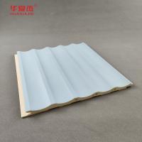 China Waterproof WPC Fluted Wall Panel with Customizable Length for Indoor Wall Decoration for sale