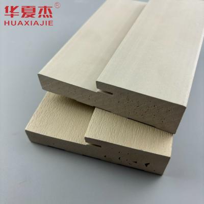 China 115mm Wall Thickness WPC Door Frame with Smooth Textured Surface Finish for Low Maintenance Interior and Exterior Use for sale
