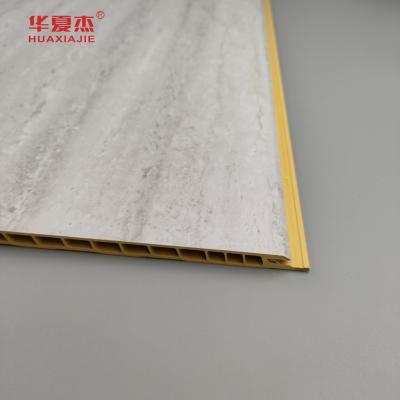 China Laminated Waterproof WPC Wall Panel Eco-friendly PVC Wrapped for Indoor Wall Cladding for sale