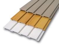 China Antiseptic slatwall panel made from durable PVC material perfect for hygienic retail and industrial display applications for sale