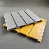 China Unit Weight 1.7kg PVC Slatwall Boards Antiseptic Waterproof Anticorrosive Panels for Organizing Retail Displays and Storage for sale