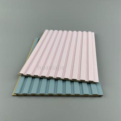 China Laminated Waterproof Eco-friendly WPC Wall Panel for Indoor Wall Decoration for sale