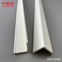 China White Pvc Corner 35mm Pvc Moulding Waterproof and Durable for Indoor Decoration for sale