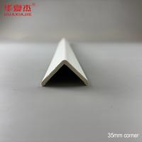 China White Pvc Corner 35mm Pvc Moulding Waterproof and Durable for Indoor Decoration for sale