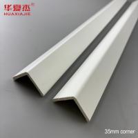 China White Pvc Corner 35mm Pvc Moulding Waterproof and Durable for Indoor Decoration for sale