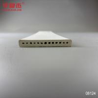 China New Product Explosion PVC Trim Profile 15/32 X 3-1/2 Plank 89x12mm Moulding White Design Durable Eco-Friendly for sale