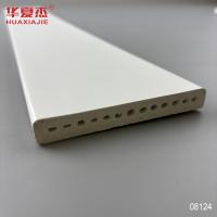 China New Product Explosion PVC Trim Profile 15/32 X 3-1/2 Plank 89x12mm Moulding White Design Durable Eco-Friendly for sale