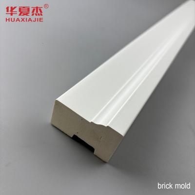 China New Product Pvc brick mold PVC white brickmold PVC moulding foam indoor for sale