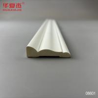 China White Pvc Skirting Board Pvc Moulding  Base Board Colonial Casing Indoor Decoration for sale