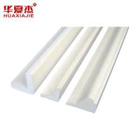China White square pvc moulding manufactured to withstand harsh weather conditions ensuring durability in exterior applications for sale