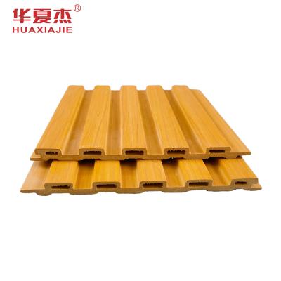 China Waterproof WPC Wall Panel Eco-friendly Indoor Wall Panel Decoration Ideal for Durable Exterior Applications for sale