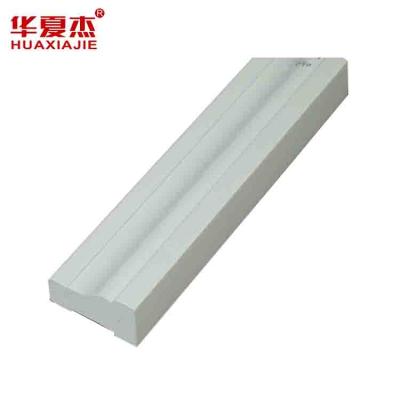 China Easy To Install Waterproof WPC Door Frame with Woodgrain Pattern Brickmold for Door Jamb for sale