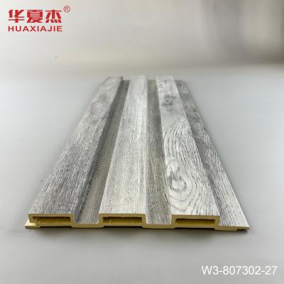 China Moisture-Proof WPC Fluted Wall Panel with Customizable Length and Elegant Fluted Design for sale