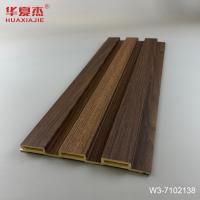 China Moisture-Proof WPC Fluted Wall Panel with Customizable Length and Elegant Fluted Design for Modern Wall Decoration for sale