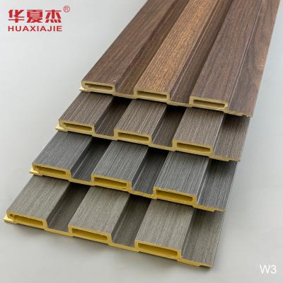 China Moisture-Proof WPC Fluted Wall Panel with Customizable Length and Elegant Fluted Design for Modern Wall Decoration for sale