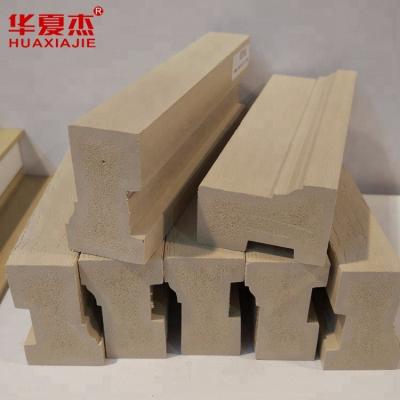 China Easy To Install WPC Door Frame And Brickmold With Weather Resistant Woodgrain Pattern for sale