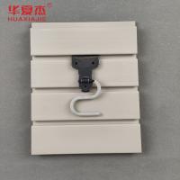 China Antiseptic PVC Slatwall Panels with Smooth Surface and Excellent Fire Resistance for Hygienic Retail Displays for sale