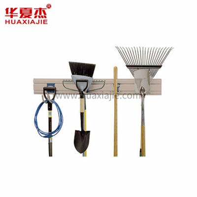 China Fire Resistance Waterproof Antiseptic PVC Slatwall Panels for Garage Wall Organization for sale