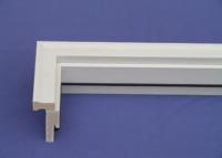 China PVC WPC Door Frame Foam Decorative Moldings , Brick Mold White Vinyl PVC Mouldings for sale