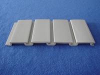China Laundry Room Taupe PVC Slatwall Panels , PVC Slat Board Display for sale