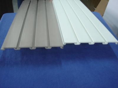 China Enviroment Friendly Taupe Slatted Wall Panels For Storage Or Garage , OEM for sale