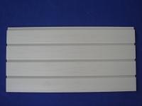 China White Woodgrian Garage Wall Panels Customized Length For Storage for sale