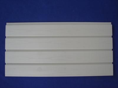 China White Woodgrian Garage Wall Panels Customized Length For Storage for sale