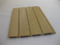 China Engineered WPC Composite Garage Wall Panel Wooden Look for Interior Room for sale