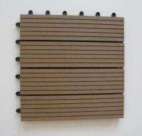 China Outdoor Waterproof WPC Composite Decking Floorings Recycled for Park / Garden for sale