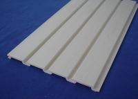China Grey Storage Wall Panels 4 Inch Slat Wall Cladding Panels For Garage Shelving for sale