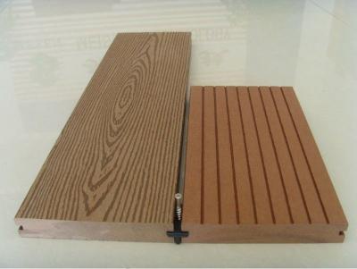 China 140mm x 25mm Wpc Foam Composite Decking Planking / Bottom Board For Exterior for sale