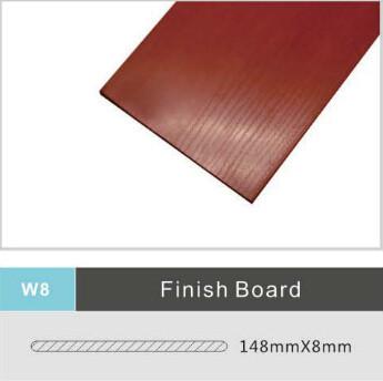 China Environmental Plastic Wood Planks 148mm x 8mm For Exterior Terrace for sale